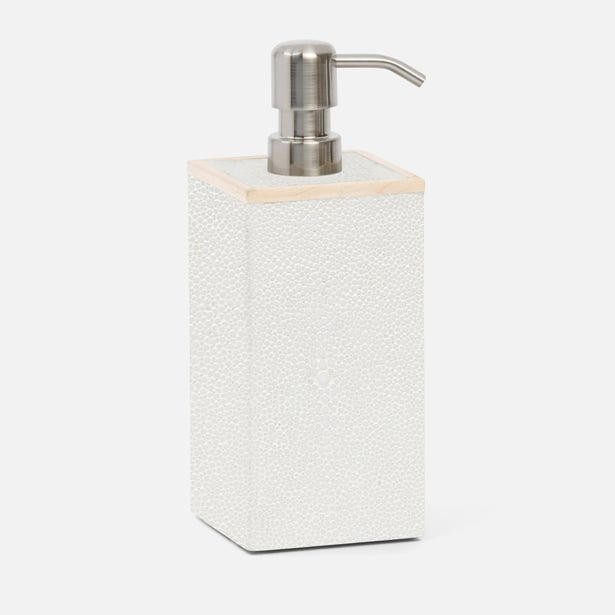 Manchester Soap Pump - Snow | BelleandJune.com