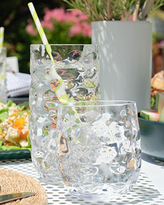 Halsey Clear Acrylic Highball Glass | Drinkware