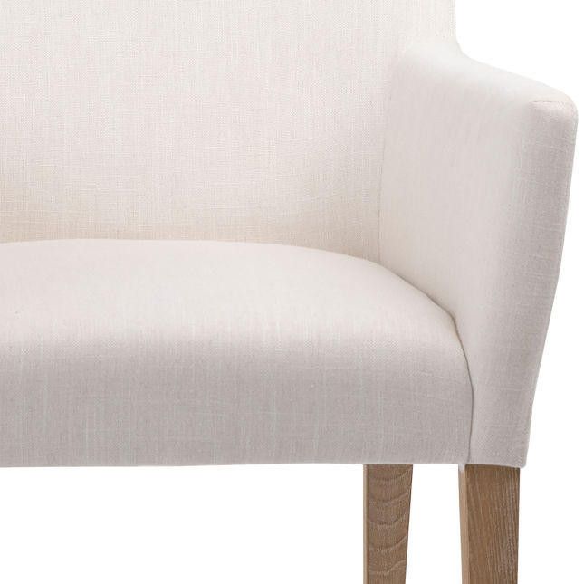 Louise White and Natural Dining Chair | Dining Chairs