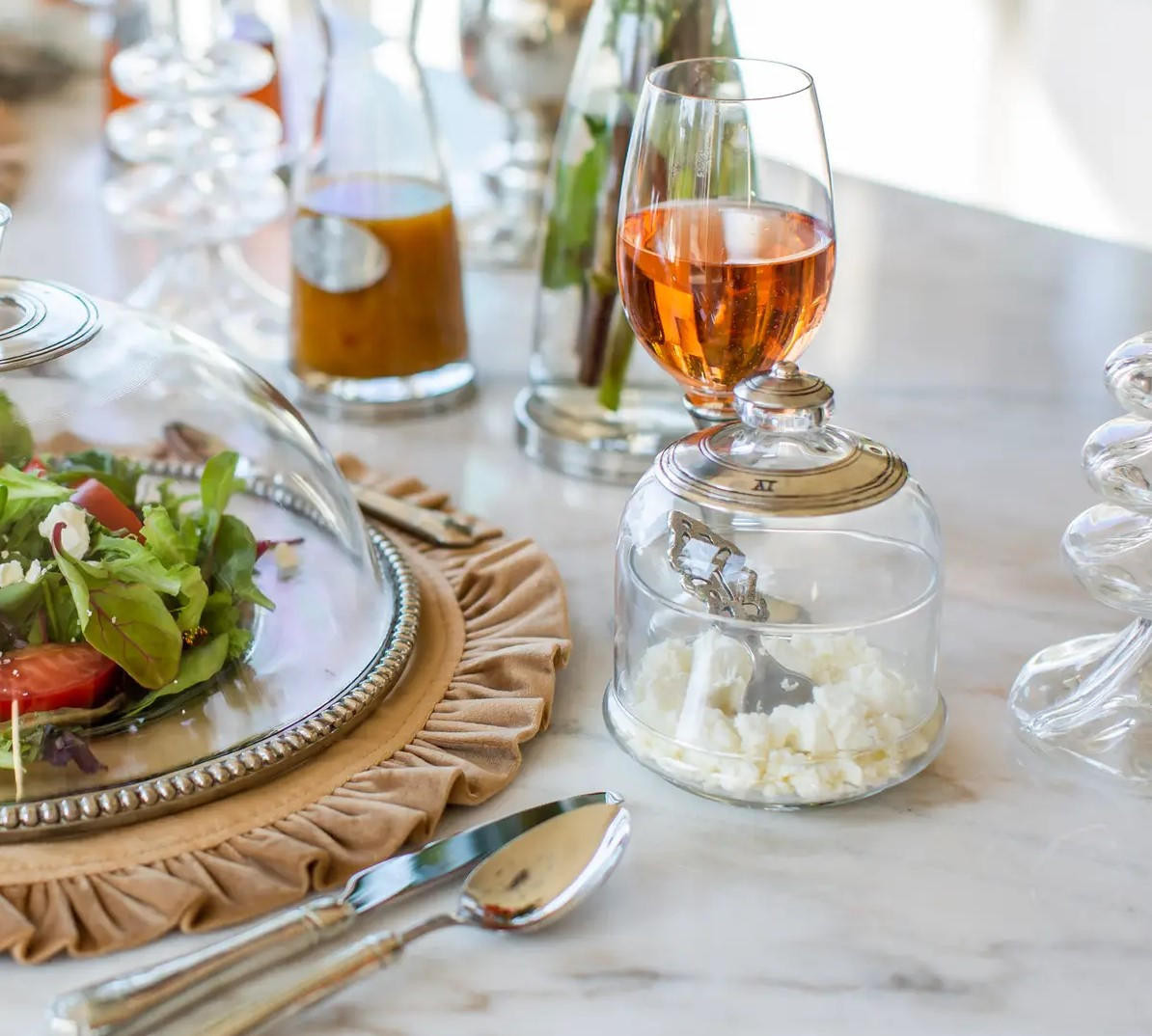 Tuscan Serving Dish with Cloche | Dinnerware