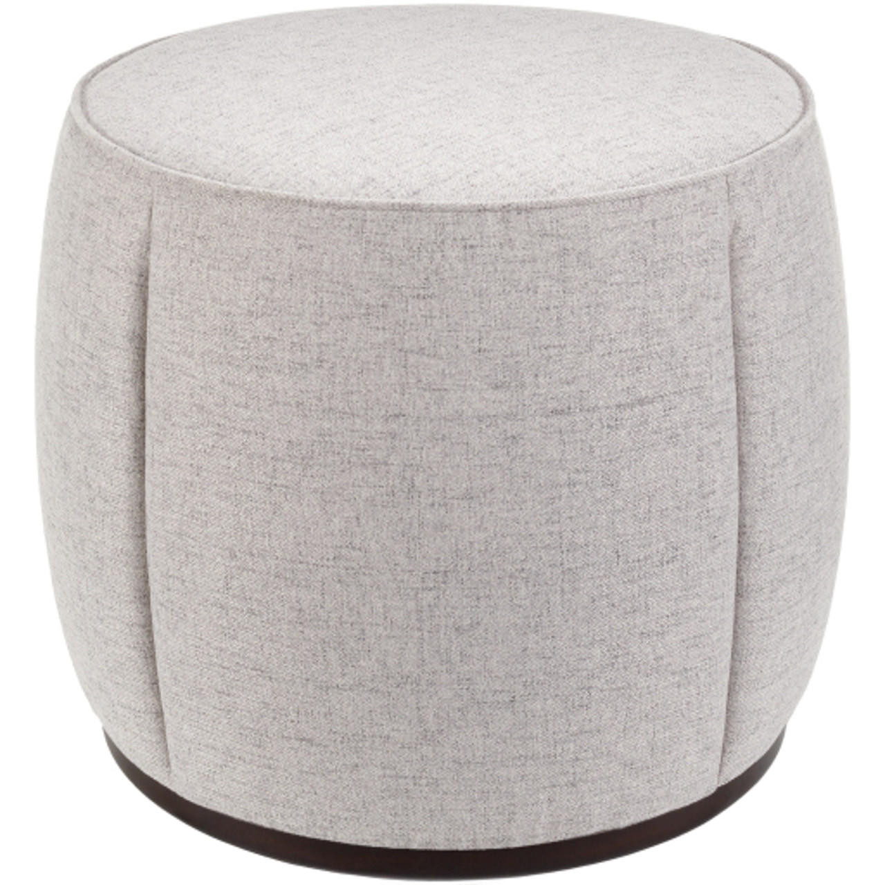 Lanza Light Gray Ottoman | Ottomans