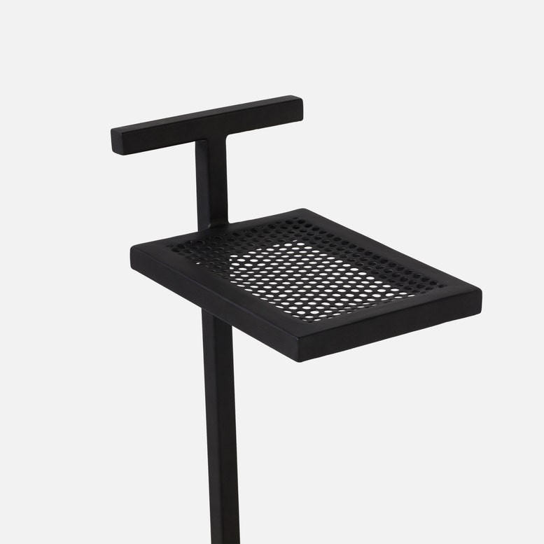 Hadley Black Mesh Accent Table | Furniture