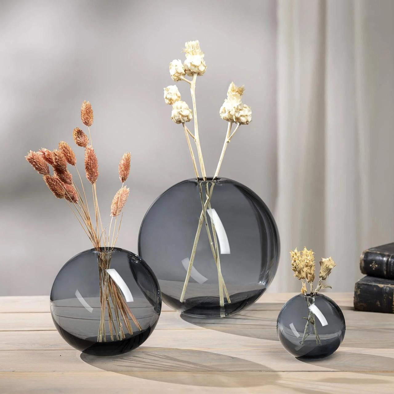 Mars Steel Blue Vase | Vases