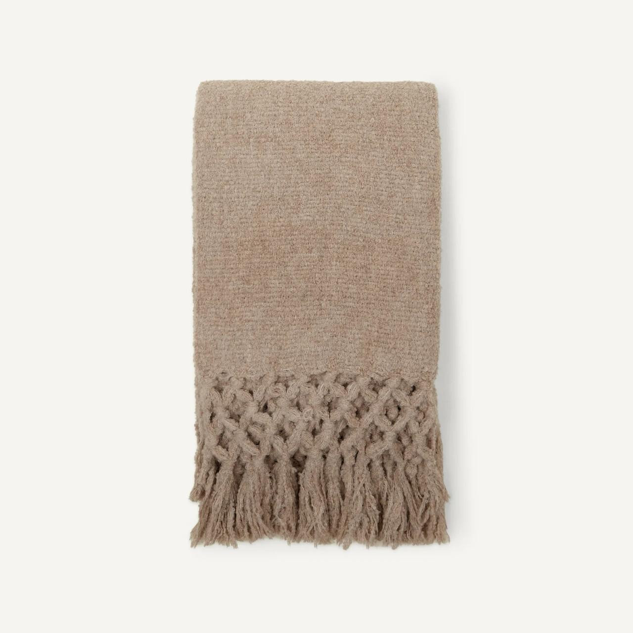 Maya Boucle Alpaca Throw