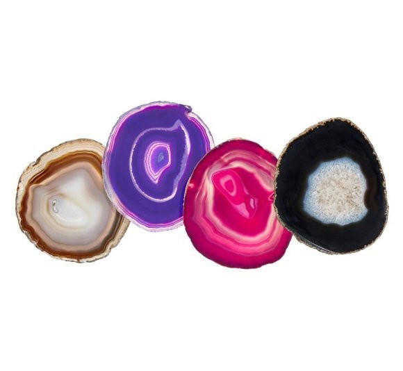 Pedra Natural Agate Coasters | Coasters