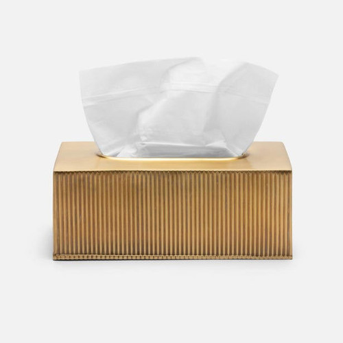 Redon Antique Brass Tissue Box | Bathroom Sets