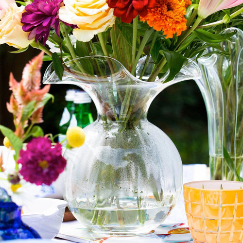 Hibiscus Glass Vase | Vases and Temple Jars