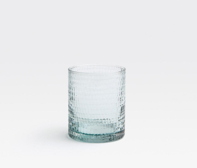 Duncan Light Gray Hand Blown Tumbler Glass | Drinkware