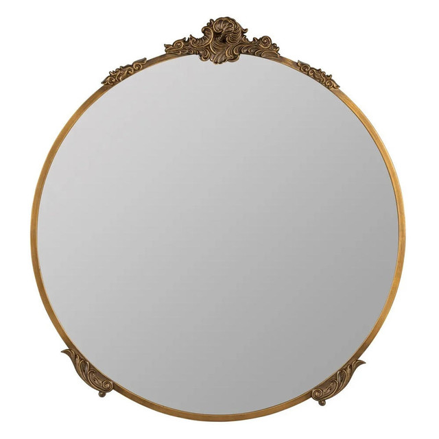 Adeline Ornate Round Mirror | Mirrors