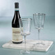 Platinum Rim Wine Glasses Set of 4 | Belle and June