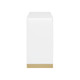 Waterfall White Console Table | Accent Tables