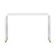 Waterfall White Console Table | Accent Tables