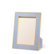 Classic Hydrangea Blue Croc Leather Frame | Tabletop Frames