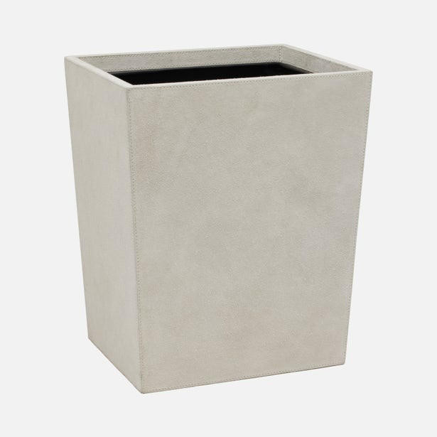 Segovia Light Gray Suede Accessory Set | Office Accents