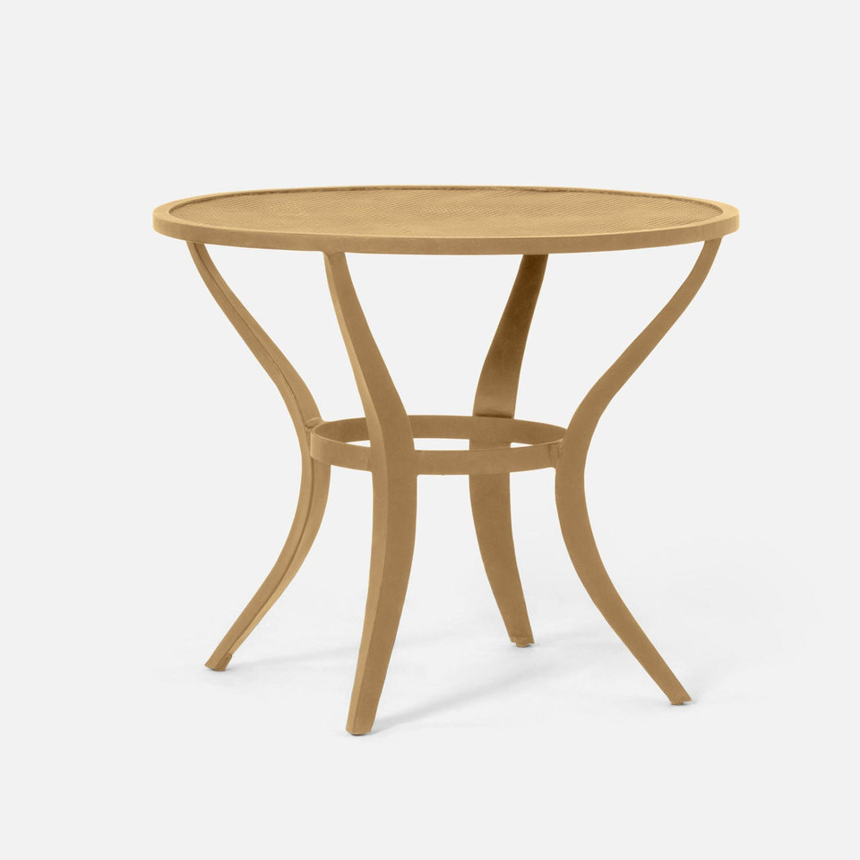 Hadley Gold Mesh Dining Table | Furniture