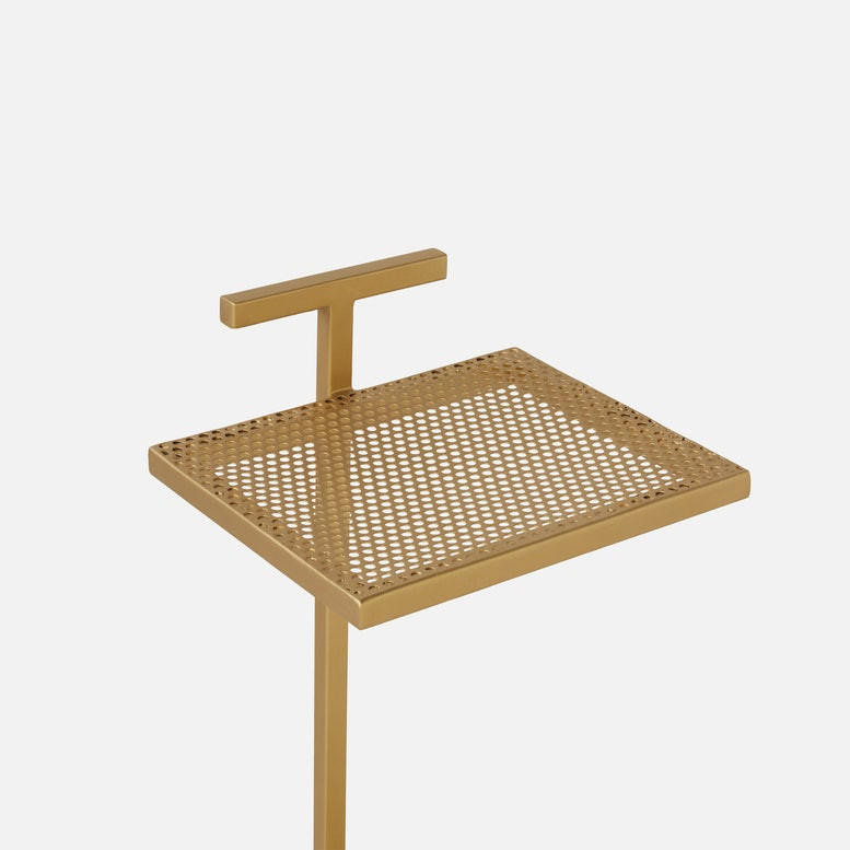 Hadley Gold Mesh Laptop Table | Furniture