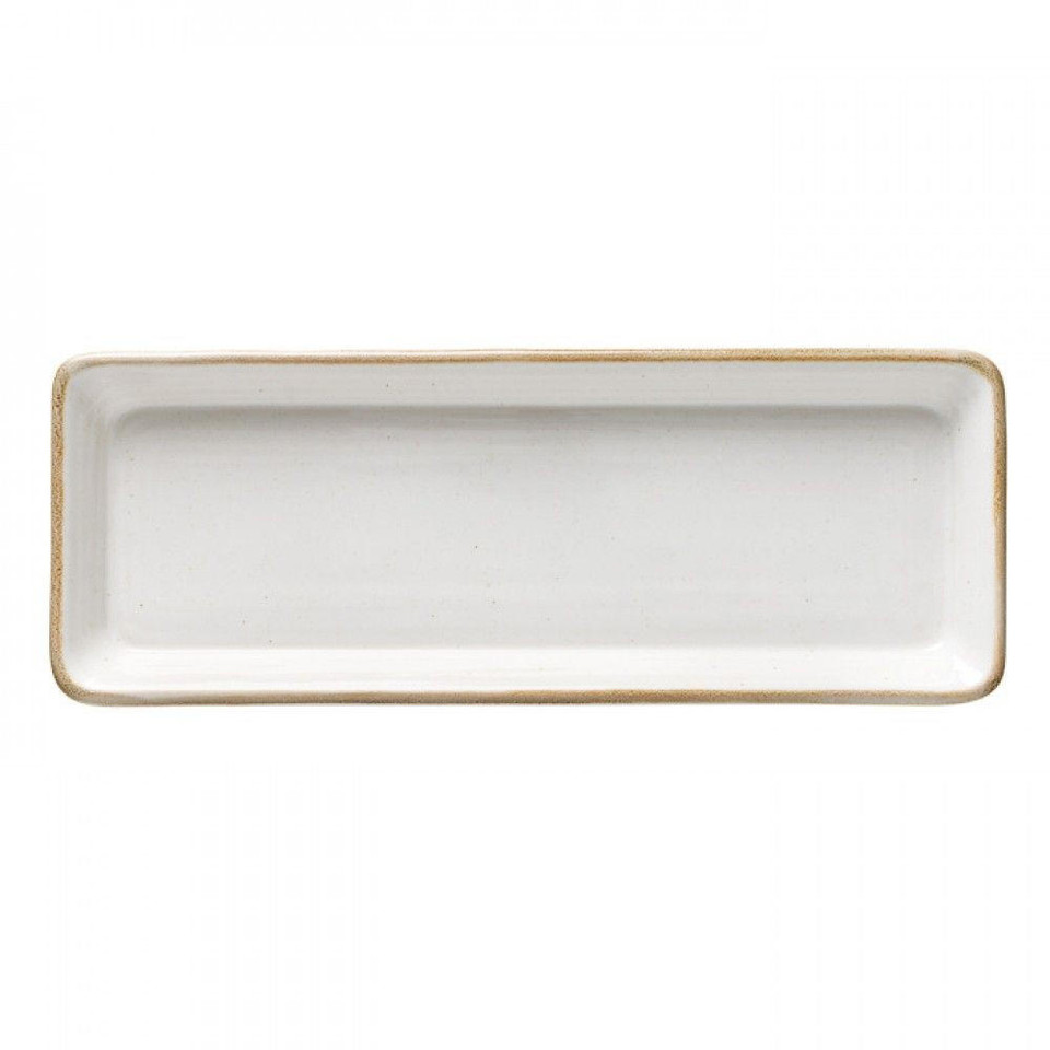 Plano White Rectangular Tray | Serveware