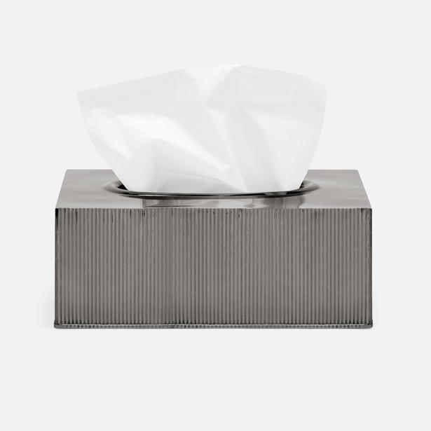 Redon Black Nickel Tissue Box | Bathroom Sets
