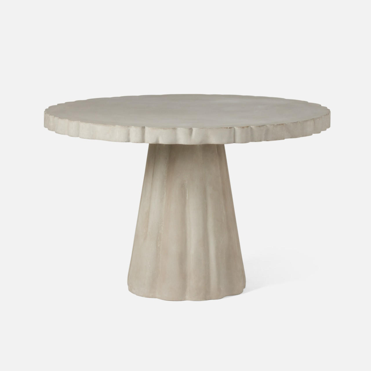 Grady Round Scalloped Dining Table | Dining Tables