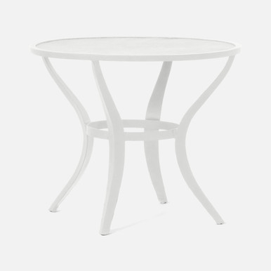 Hadley White Mesh Dining Table | Furniture