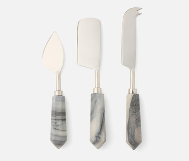 Silver Cheese Knives Set of 3 | Belle and June