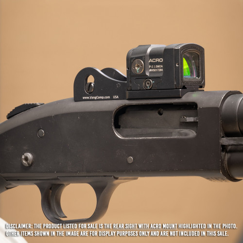 VANG COMP SYSTEMS Rear Sight with ACRO Mount for Mossberg Factory Holes ...