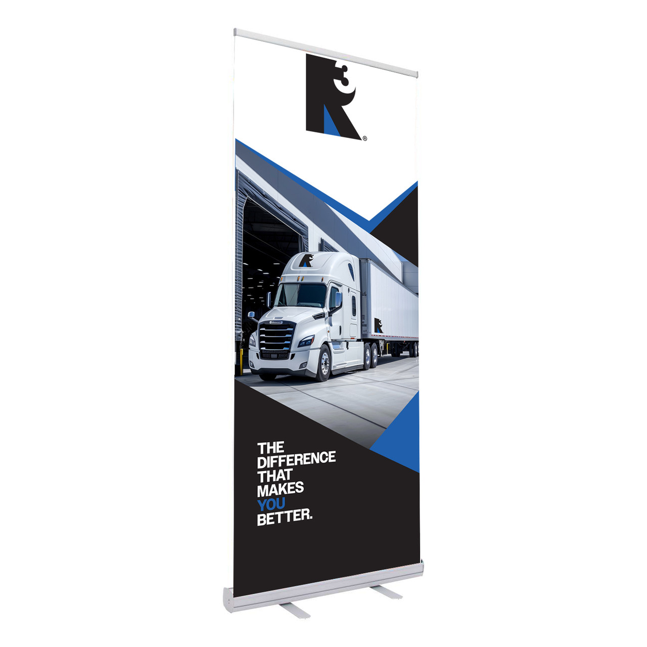 33.5" Double-Sided Retractor Banner Kit