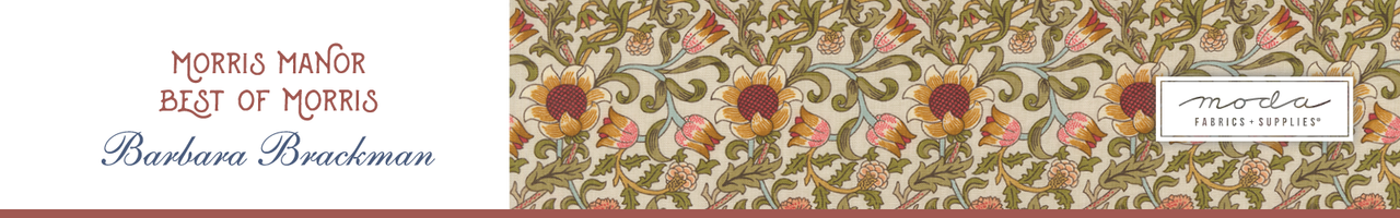 Morris Manor by Barbara Brackman for Moda Fabrics | Hancock's of Paducah