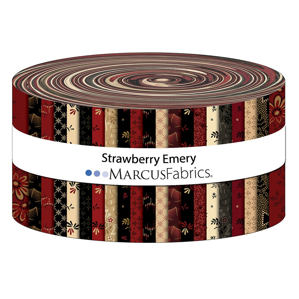 Marcus Fabrics Strawberry Emery Pam Buda Quilting Fabric Strips ...