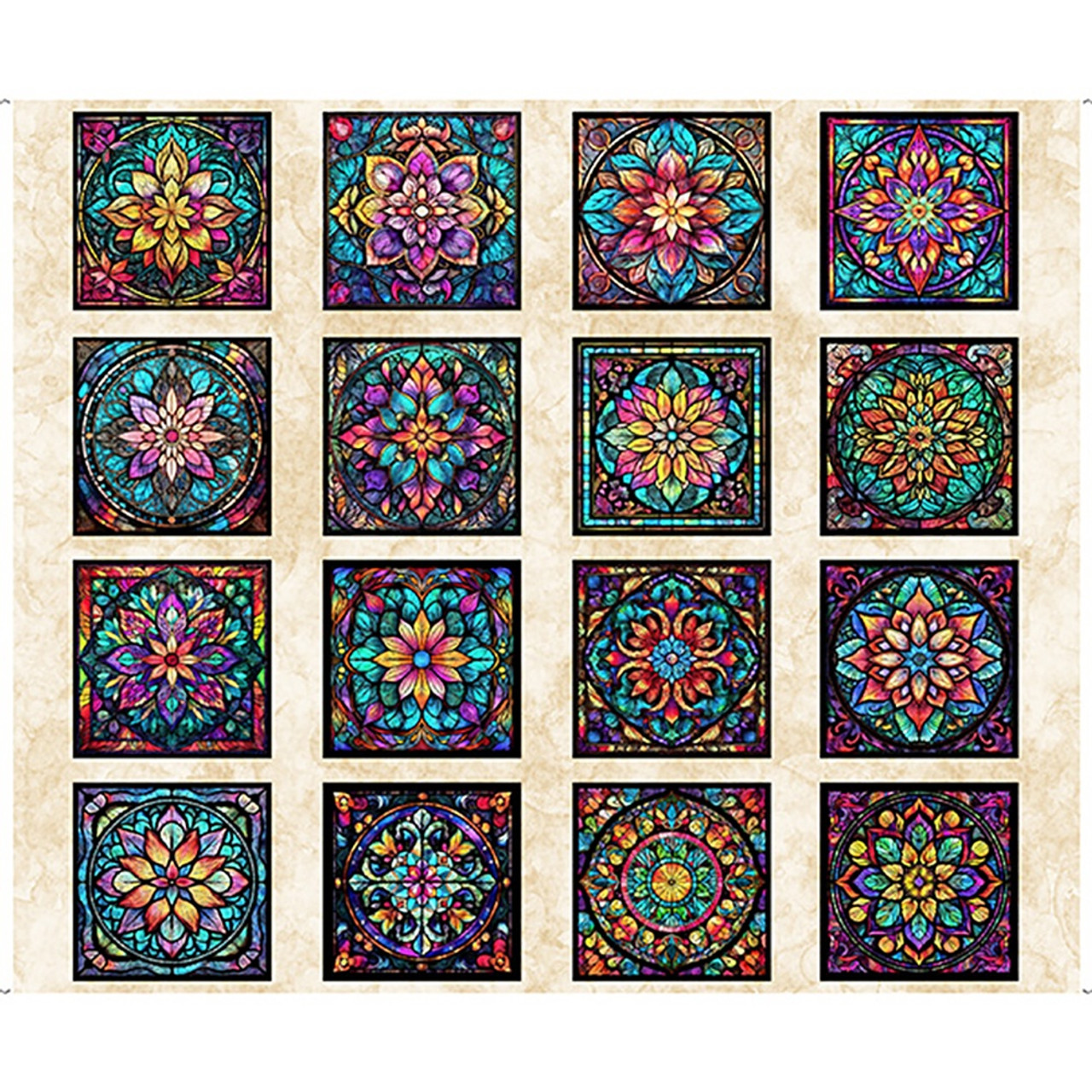 Quilting Treasures Fabrics Radiant Reflections Dan Morris Stained Glass