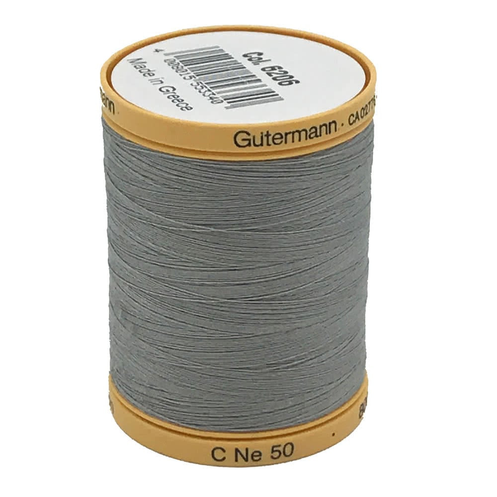 Gutermann Cotton Thread Grey Jumbo Spool 876 yards | Thread
