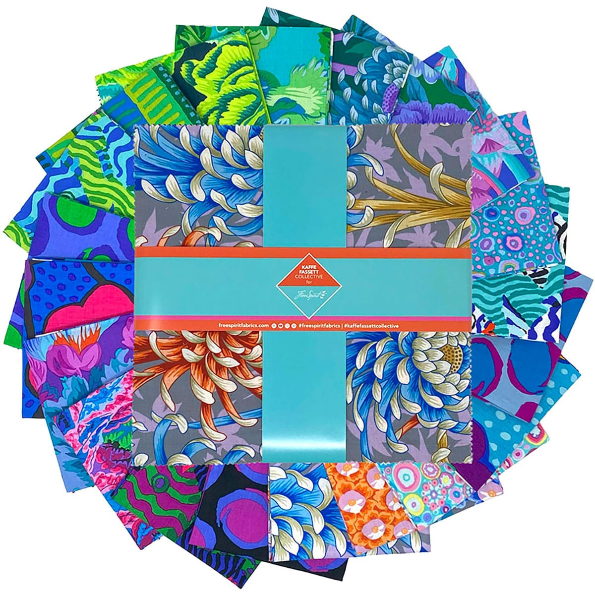 FreeSpirit Fabrics Kaffe Fassett Collective August 2025 10 Inch Charm Pack Hot - Hancock's of ...