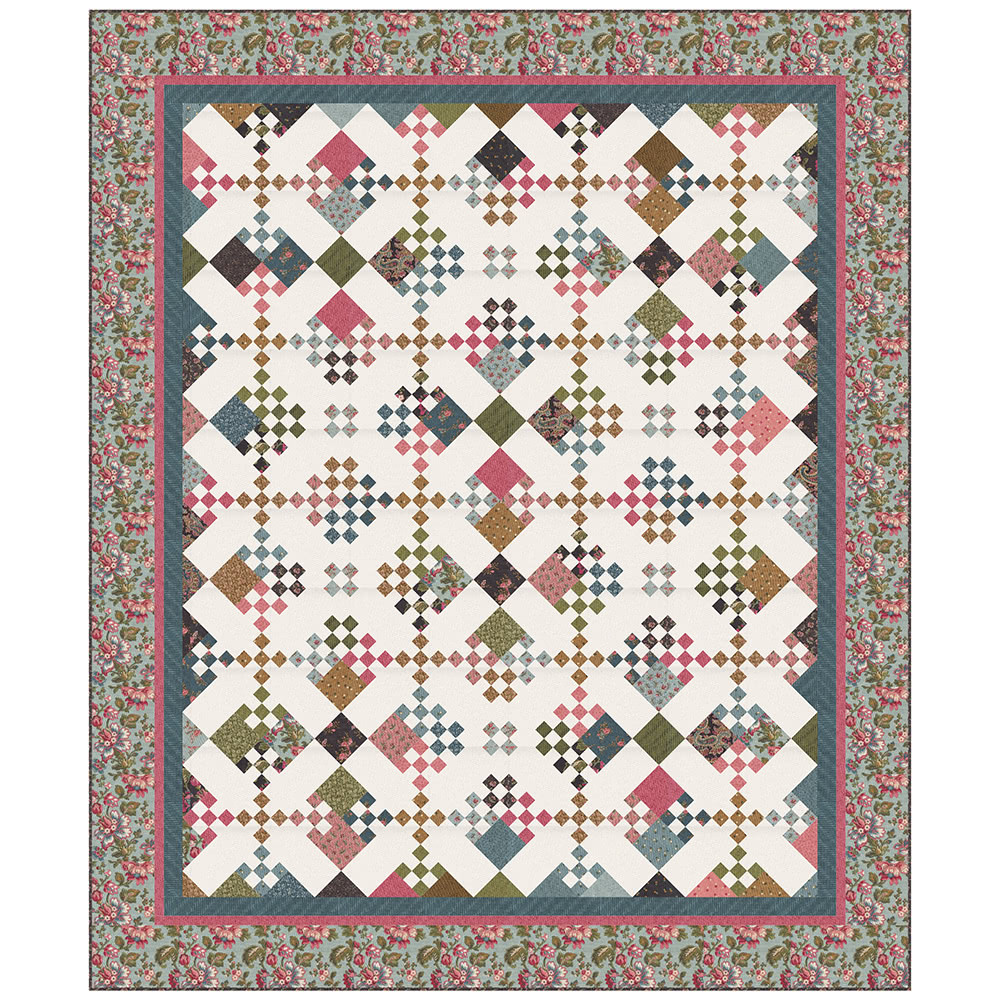 Moda Fabrics Unity Collections for a Cause Nine by Nine Quilt Kit ...