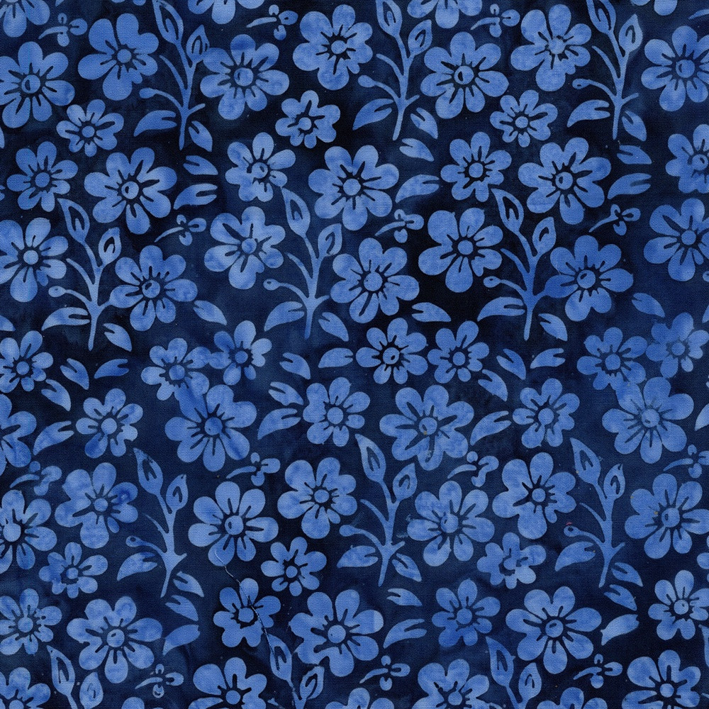 Lumin Fabrics Isand Batik Countryside Charm Batiks Small Flowers and ...