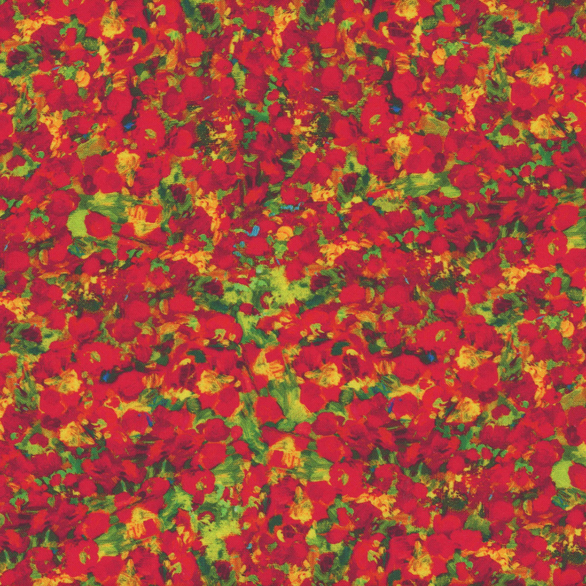 Timeless Treasures Fabrics Poppy Dreams Multi Tiny Poppy Floral ...
