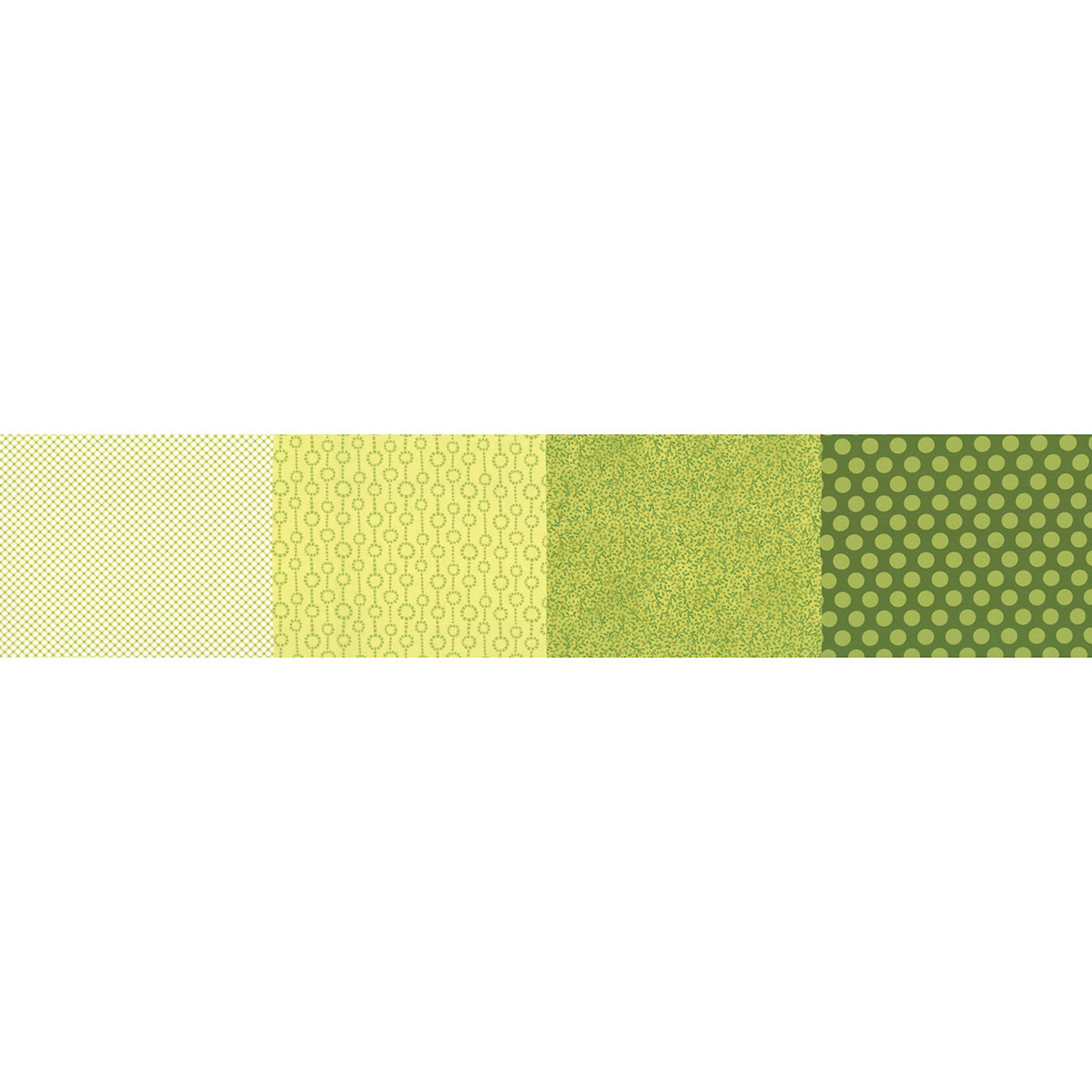 Moda Fabrics 50 Years Of Moda Green 4 in One Blender Print Light Green ...