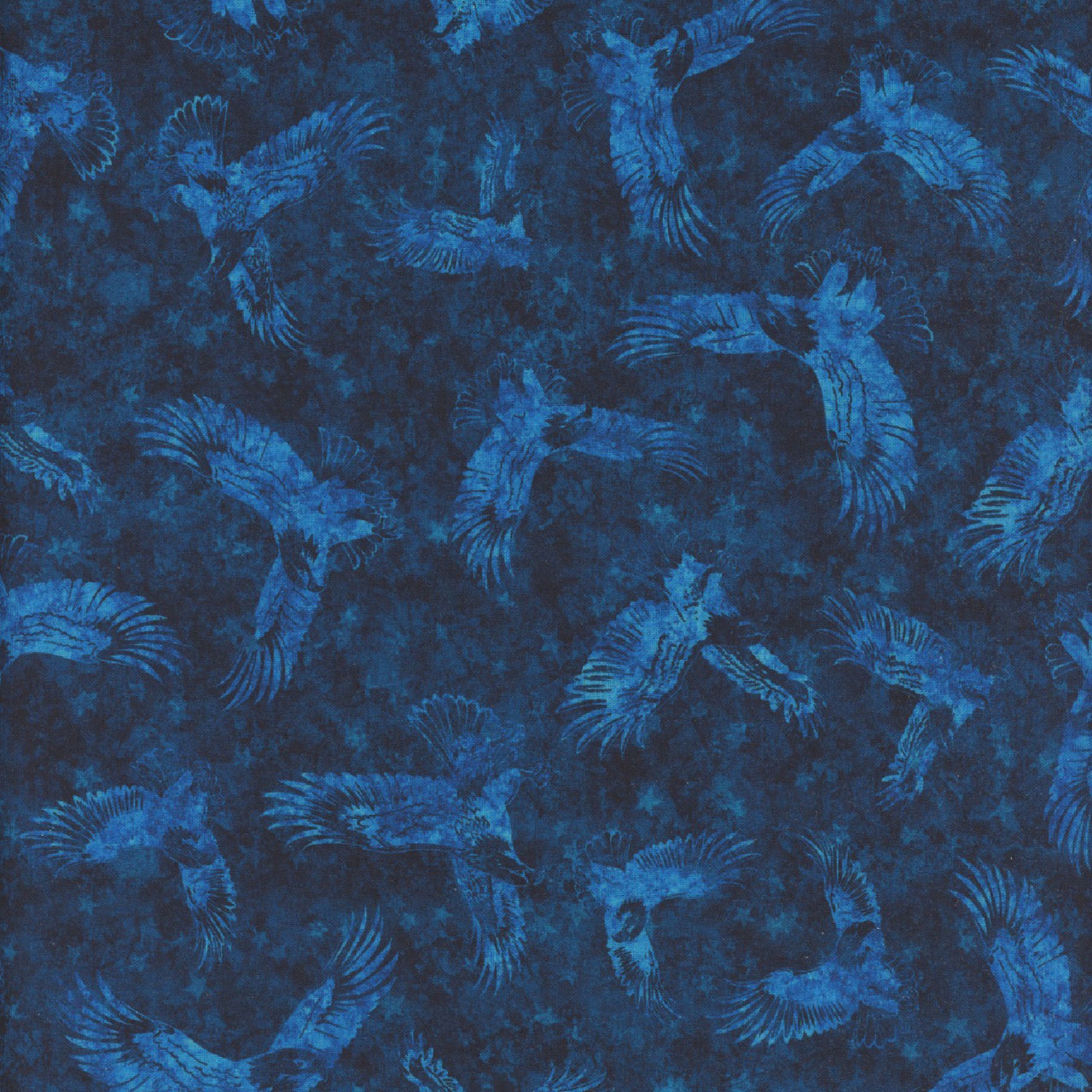 Quilting Treasures Fabrics Patriot by Dan Morris Navy Blue Tonal Eagle ...