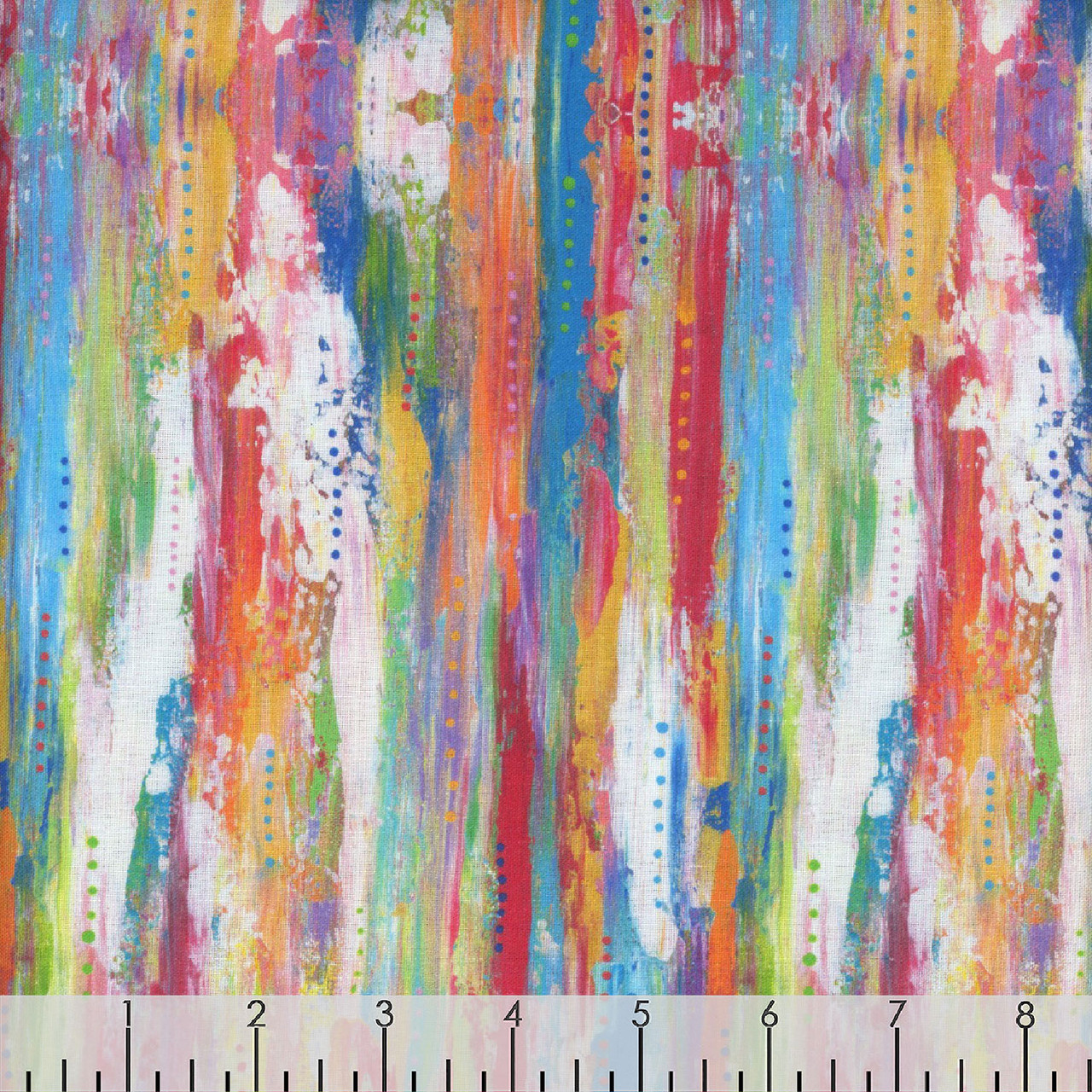FreeSpirit Fabrics Soda Pop by Sue Penn Ripple Multi | Quilt Fabric
