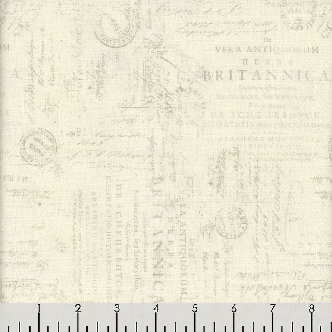 Wilmington Prints Garden Grace Katie Pertiet Cream French Botanical ...