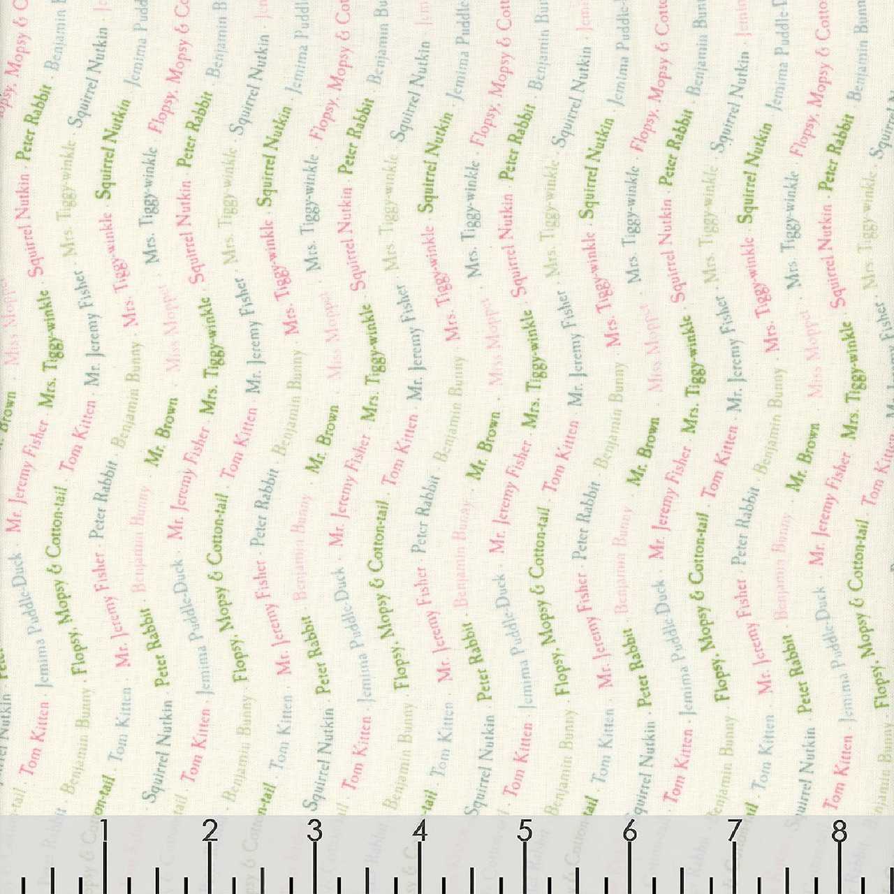 Riley Blake Fabrics Peter Rabbit and Friends Cloud Blue Story Book ...