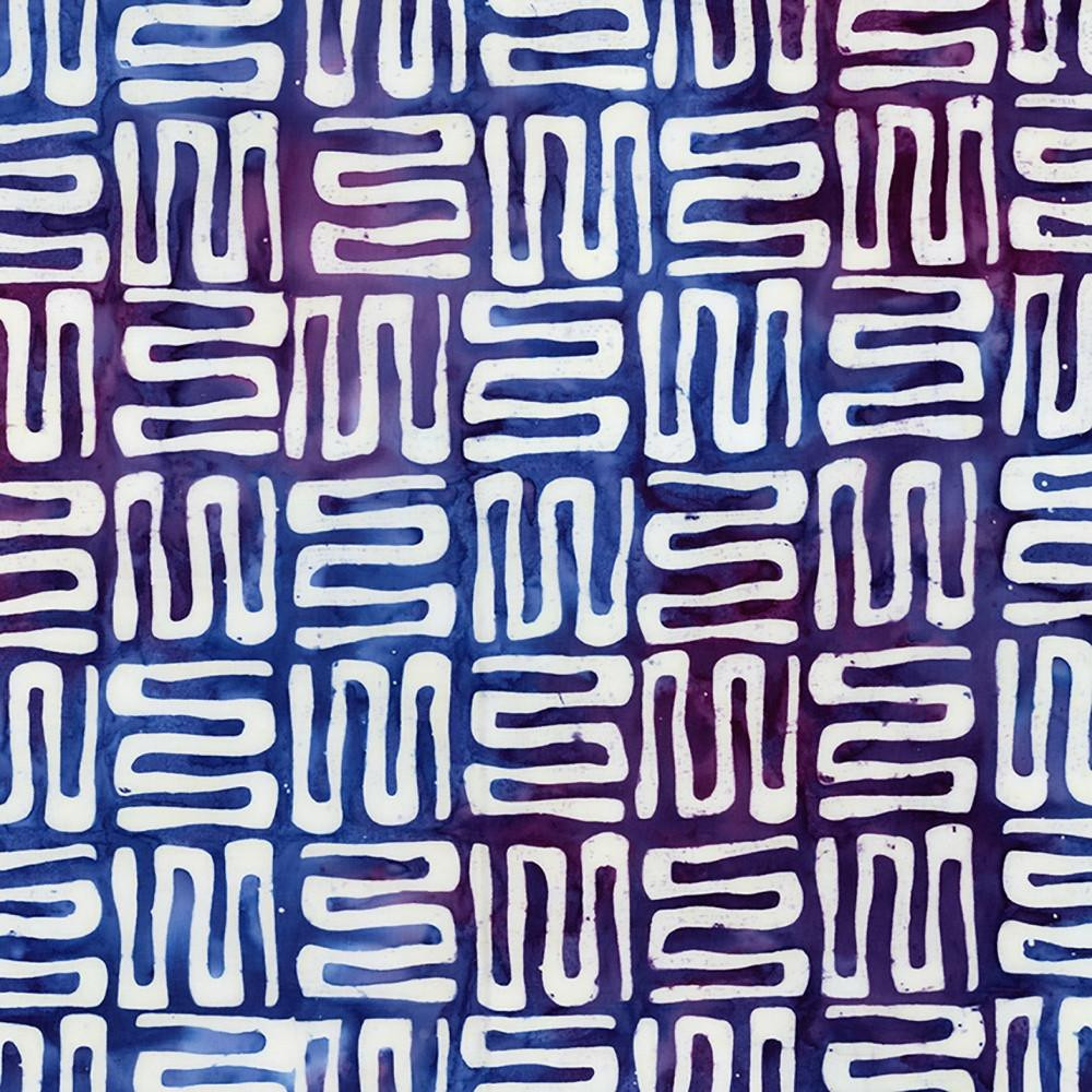 Riley Blake Fabrics Bold in Bloom Batiks Fran Morgan Purple Cream ...