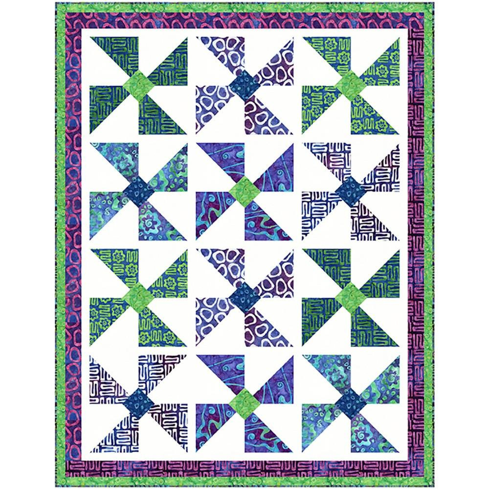 Riley Blake Fabrics Bold in Bloom Batiks Fran Morgan Bold In Bloom ...