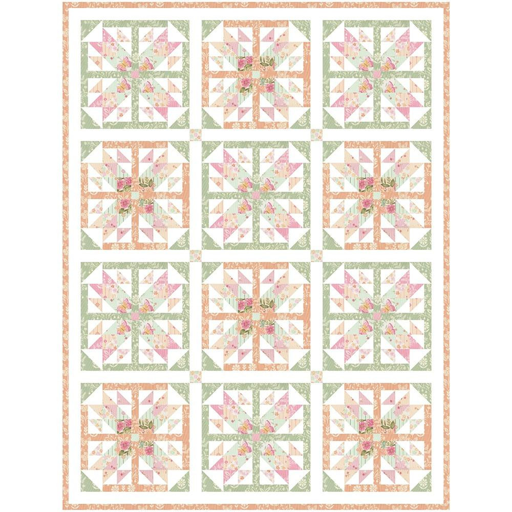 Moda Fabrics Kindness Deb Strain Josie Throw Size Quilt Kit - Hancock's ...