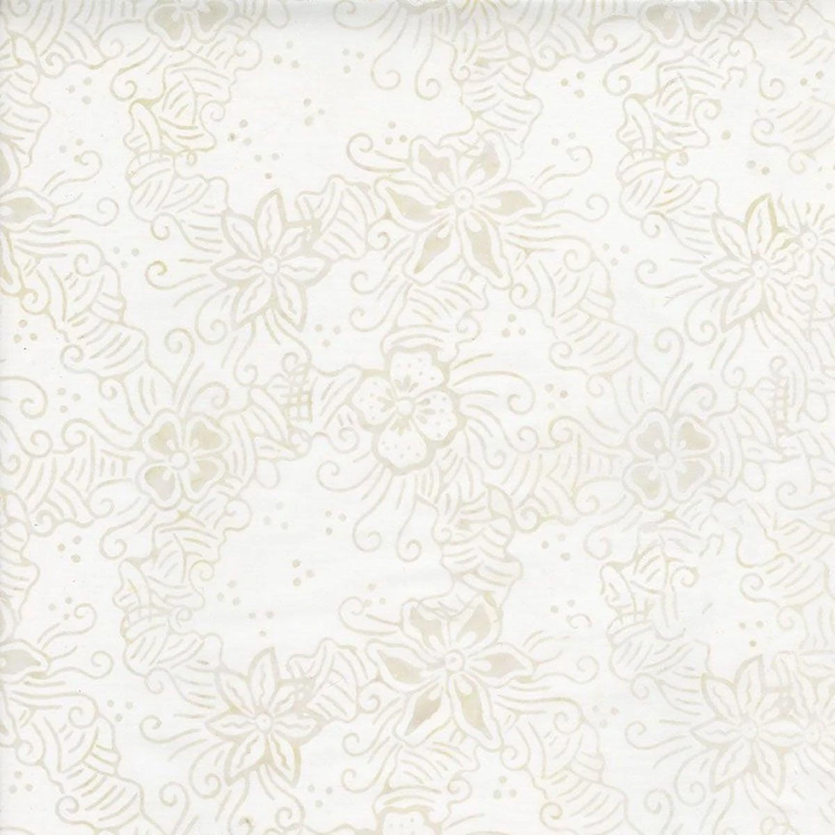 Timeless Treasures Fabrics Linen Cream Tonga Batiks Magnolia Floral ...