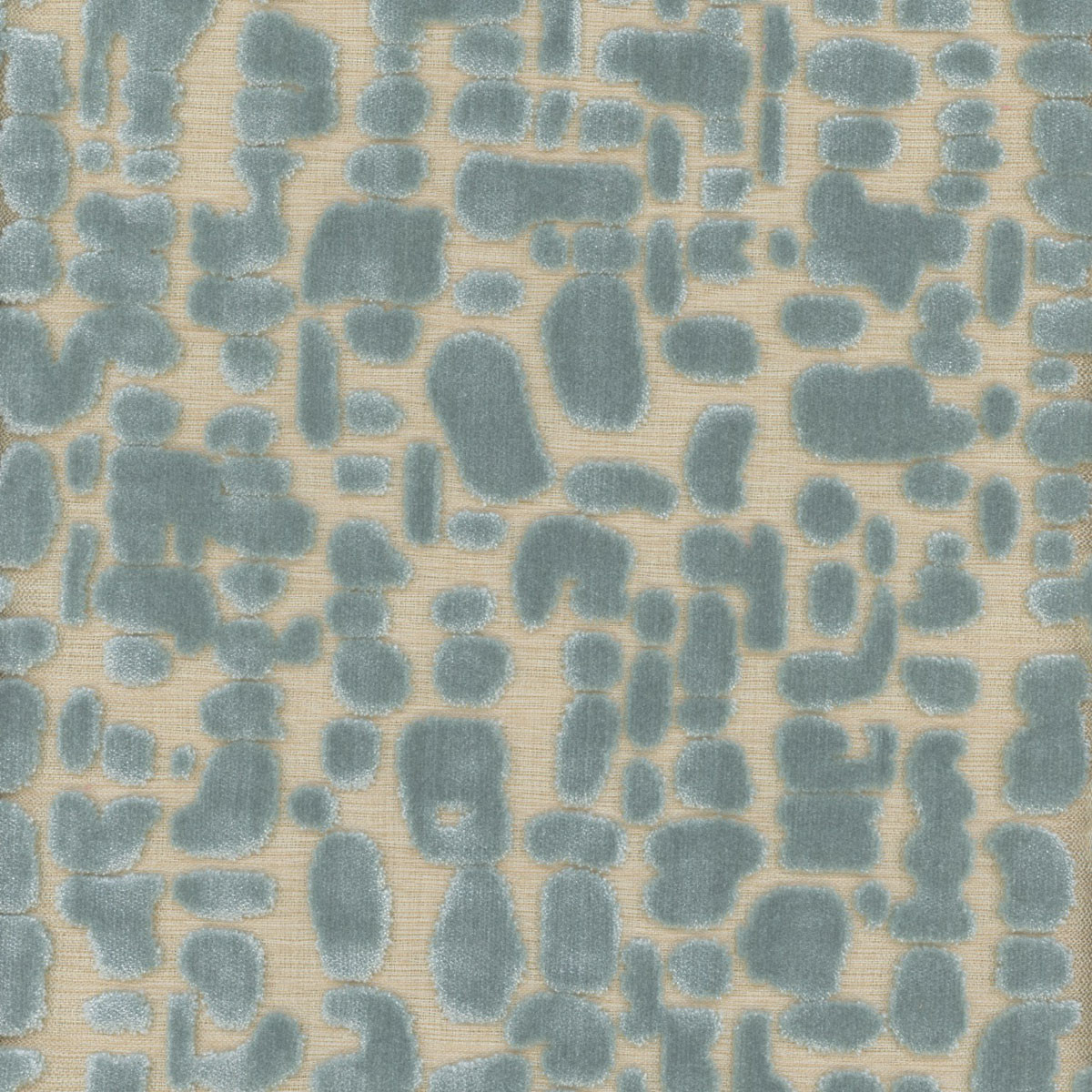 Hamilton Fabrics Asher Lapis Cut Velvet Pebbles | Upholstery
