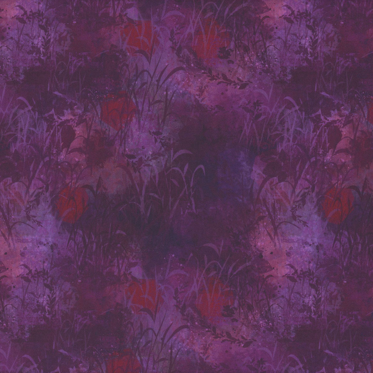 Clothworks Fabrics Midnight Dreams Melissa Polomisky Egpplant Purple ...