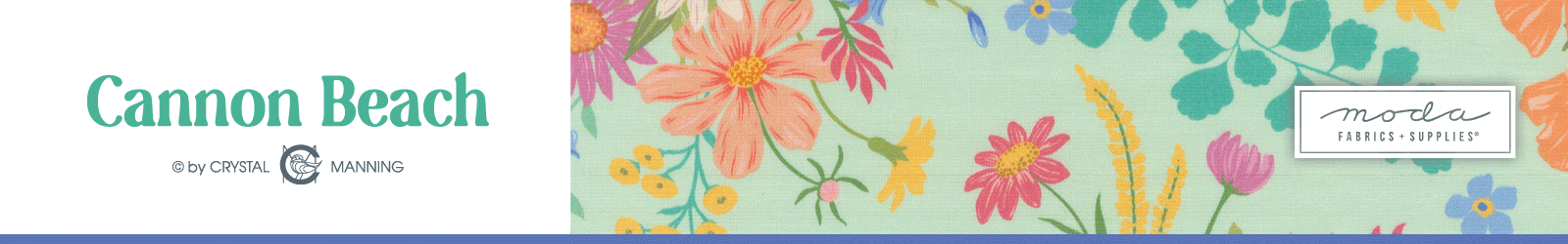 Crystal Manning Cannon Beach quilting fabrics by the yard by Moda ...