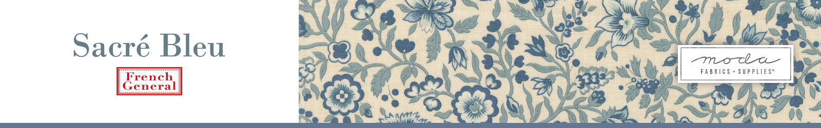 Sacre Bleu by French General for Moda Fabrics | Hancock's of Paducah