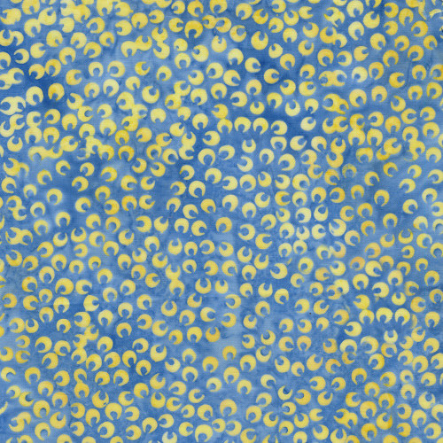 Lumin Fabrics Isand Batik Countryside Charm Batiks Small Petals Blue ...