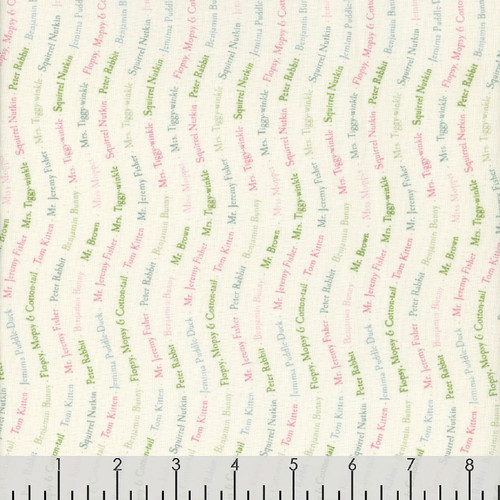 Riley Blake Fabrics Peter Rabbit and Friends Cloud Blue Story Book ...